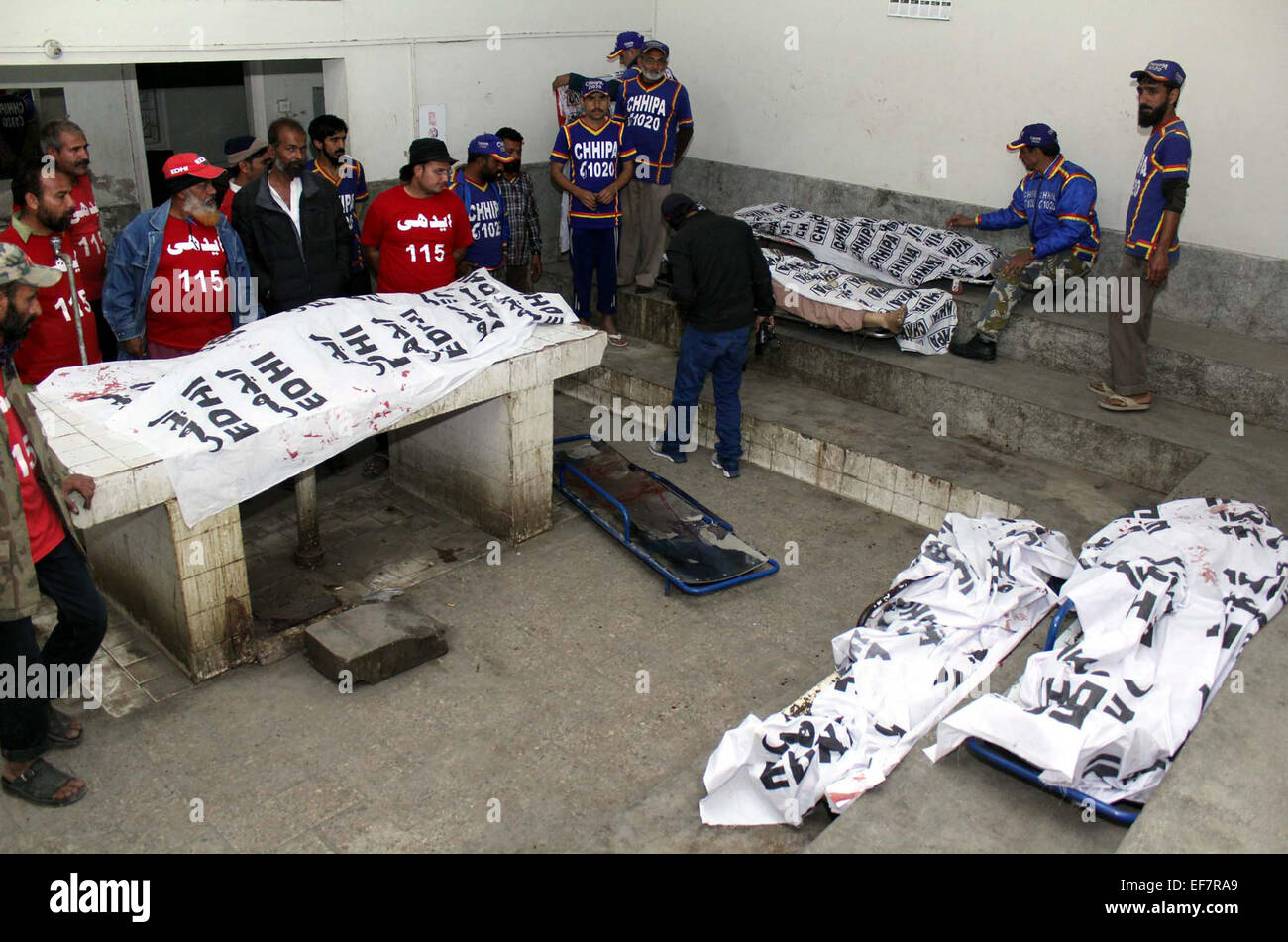 Dead bodies of Tehreek-e-Taliban activists kept at Jinnah Hospital ...