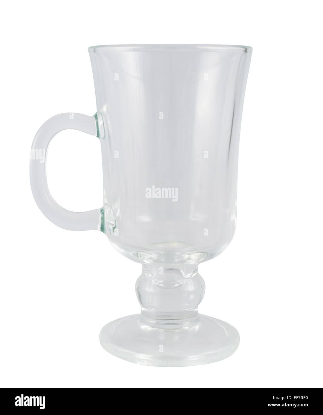 Glass empty tea cup Stock Photo - Alamy