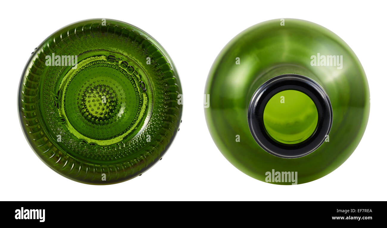 Wine bottle top view Cut Out Stock Images & Pictures - Alamy