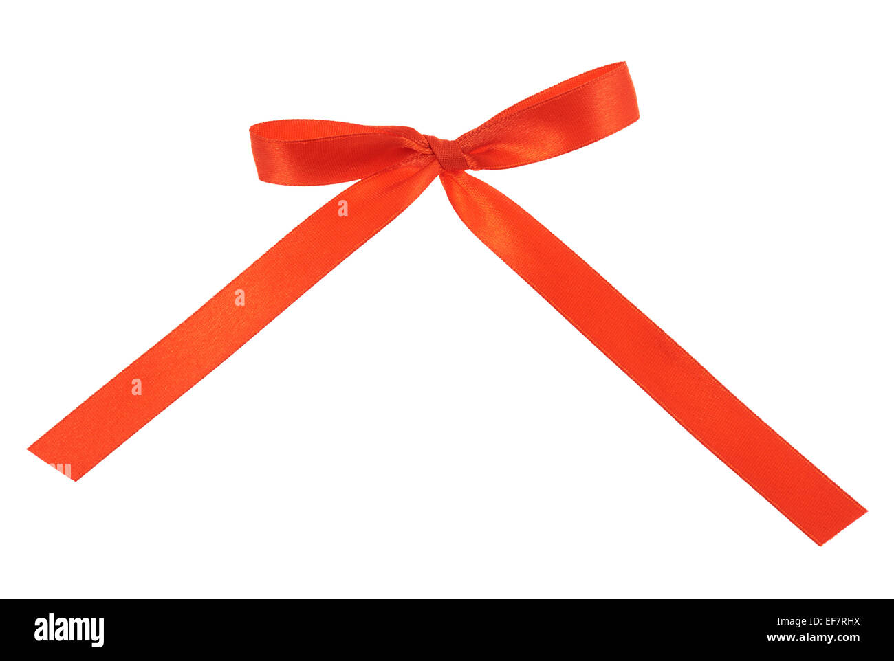 Red glossy ribbon bow Cut Out Stock Images & Pictures - Alamy