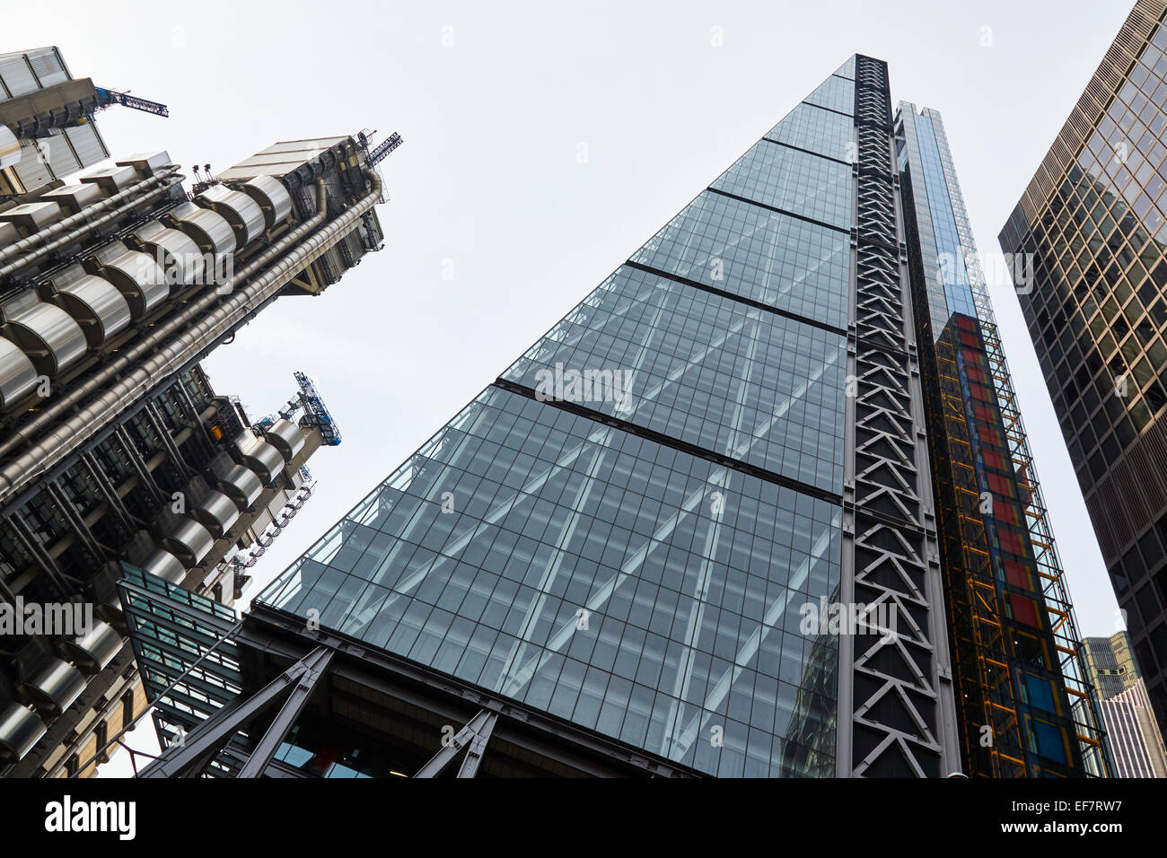 122 Leadenhall Street, the Cheesegrater Building, London, England Stock ...