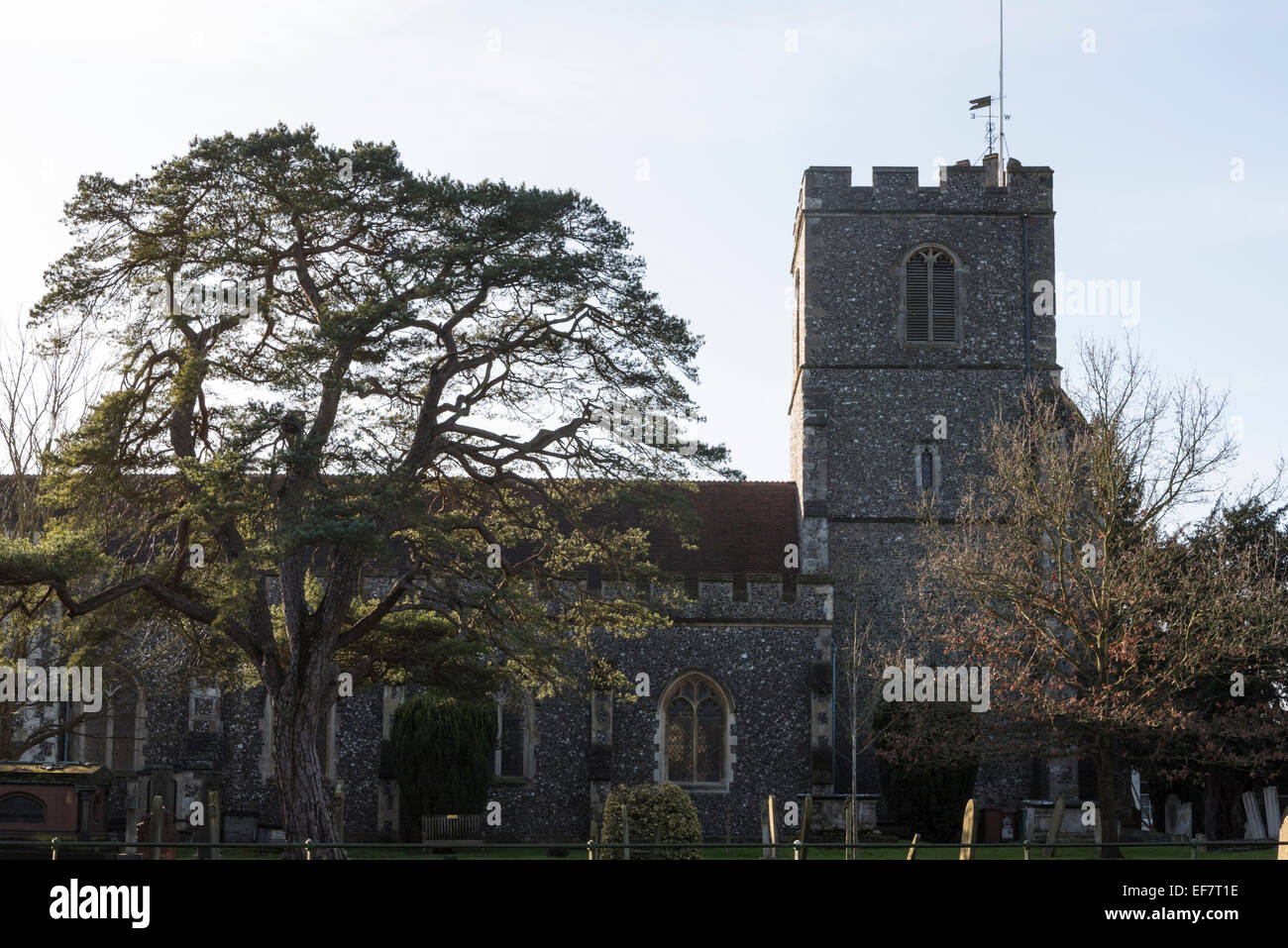 North side of Saint Augustine Church (Broxbourne, Herts Stock Photo - Alamy