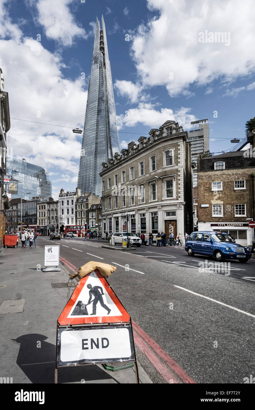 The Shard , Architect Renzo Piano, Southwalk, Clouds, London, UK Stock ...