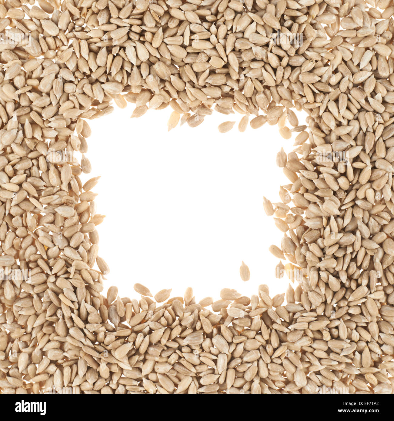 Square sunflower seeds frame Stock Photo - Alamy