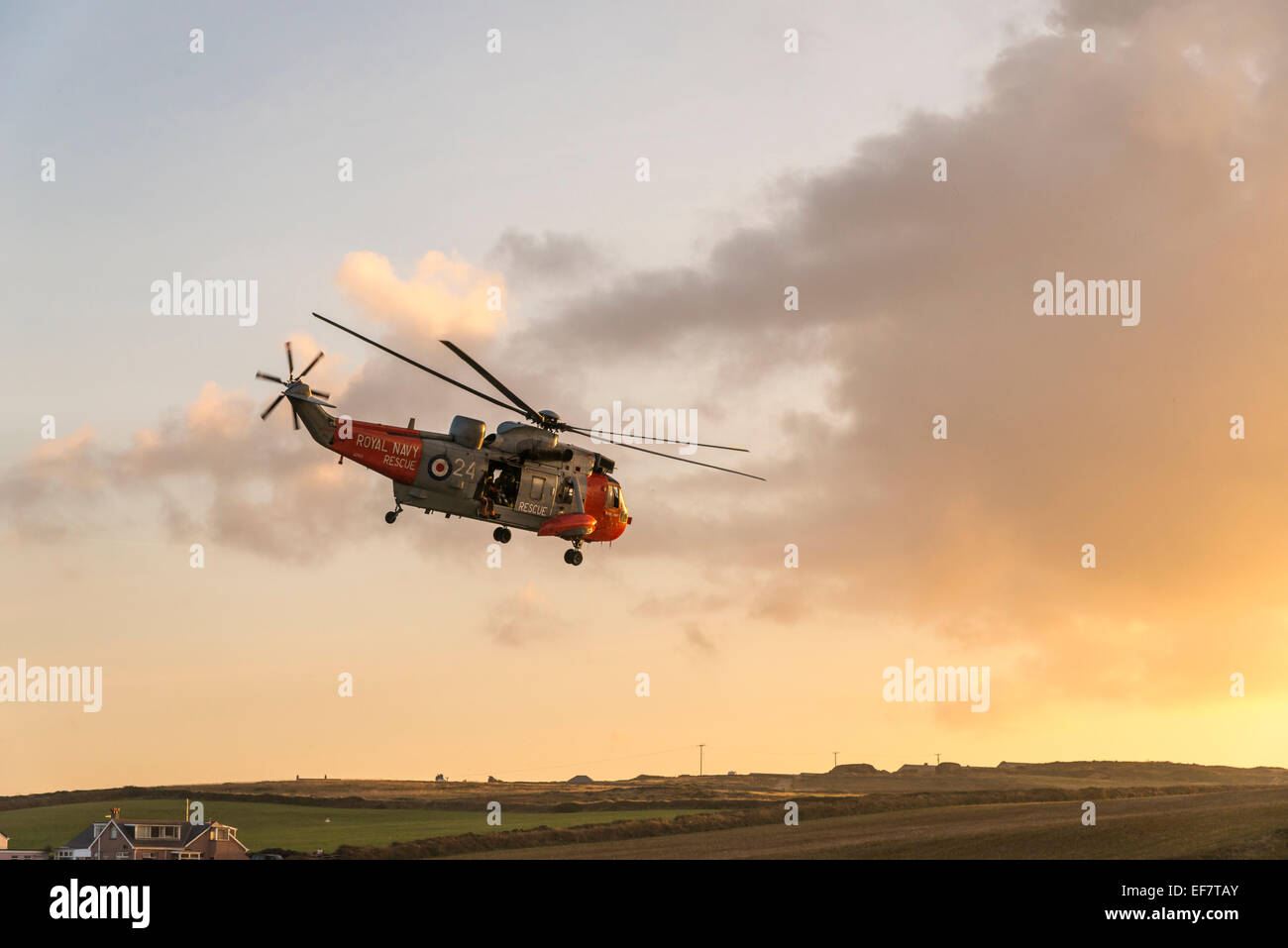 Royal navy helicopter hi-res stock photography and images - Alamy