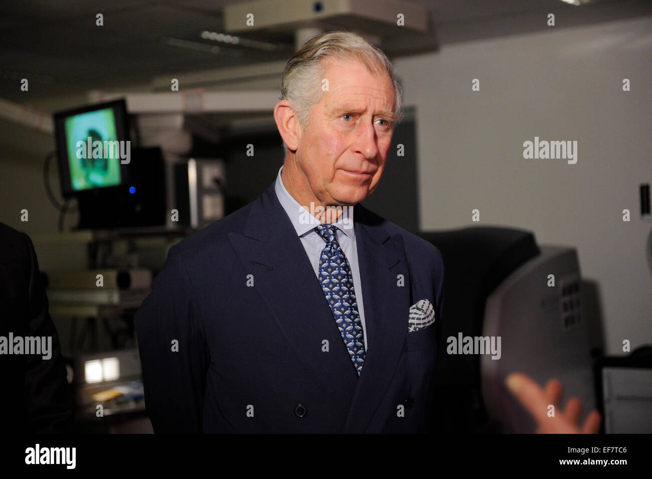 HRH Prince Charles opening of the Surgical Innovation Centre which ...