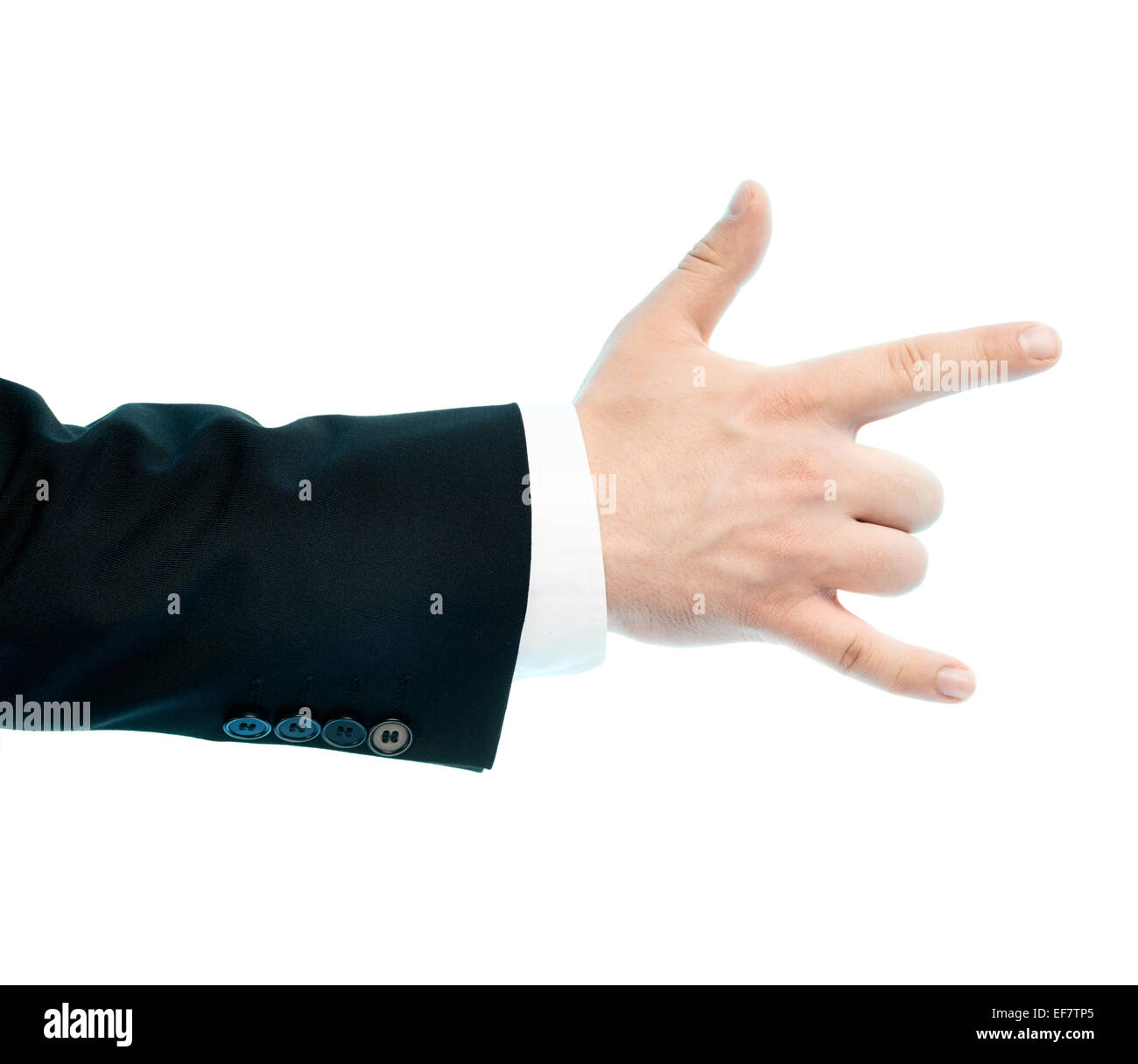 Caucasian male hand composition isolated Stock Photo - Alamy