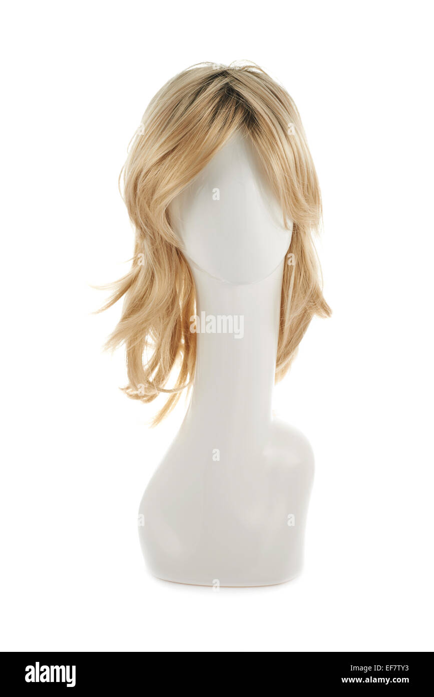 Hair wig over the mannequin head Stock Photo - Alamy