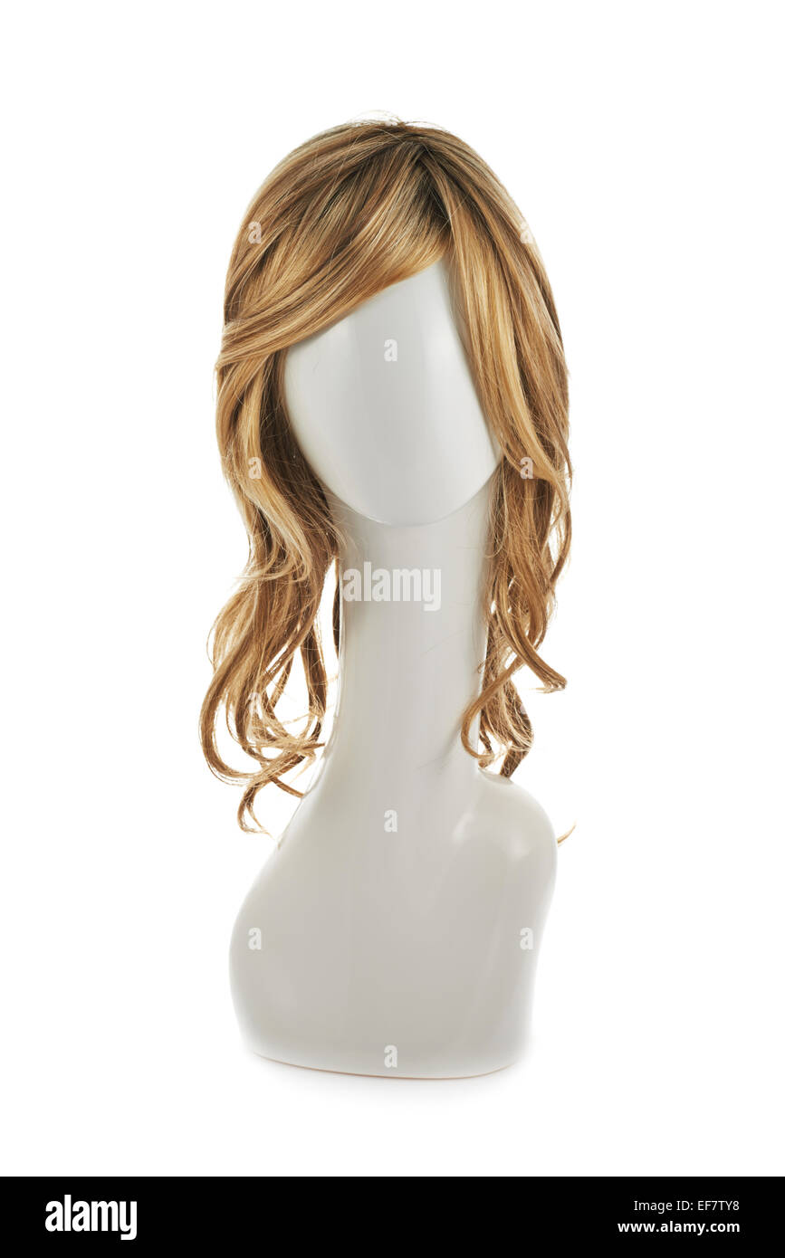 Hair wig over the mannequin head Stock Photo - Alamy