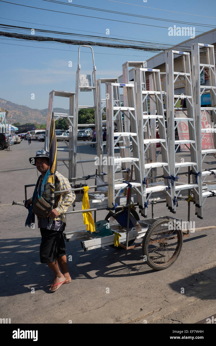 Asian ladder hi-res stock photography and images - Alamy