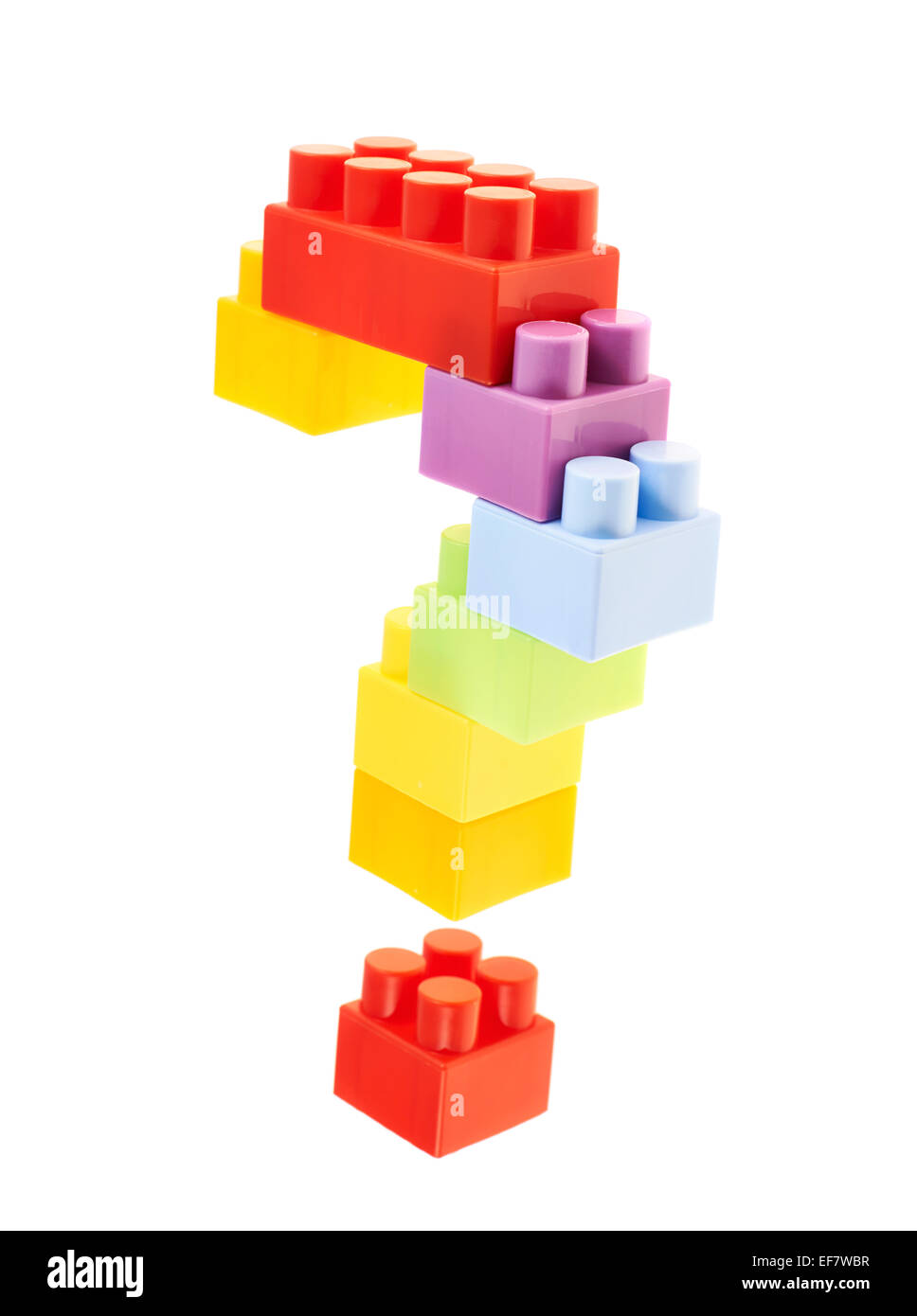 Question mark made of toy bricks Stock Photo - Alamy