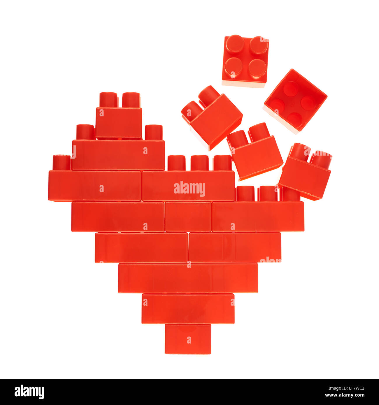 Bricks constructing Cut Out Stock Images & Pictures - Alamy