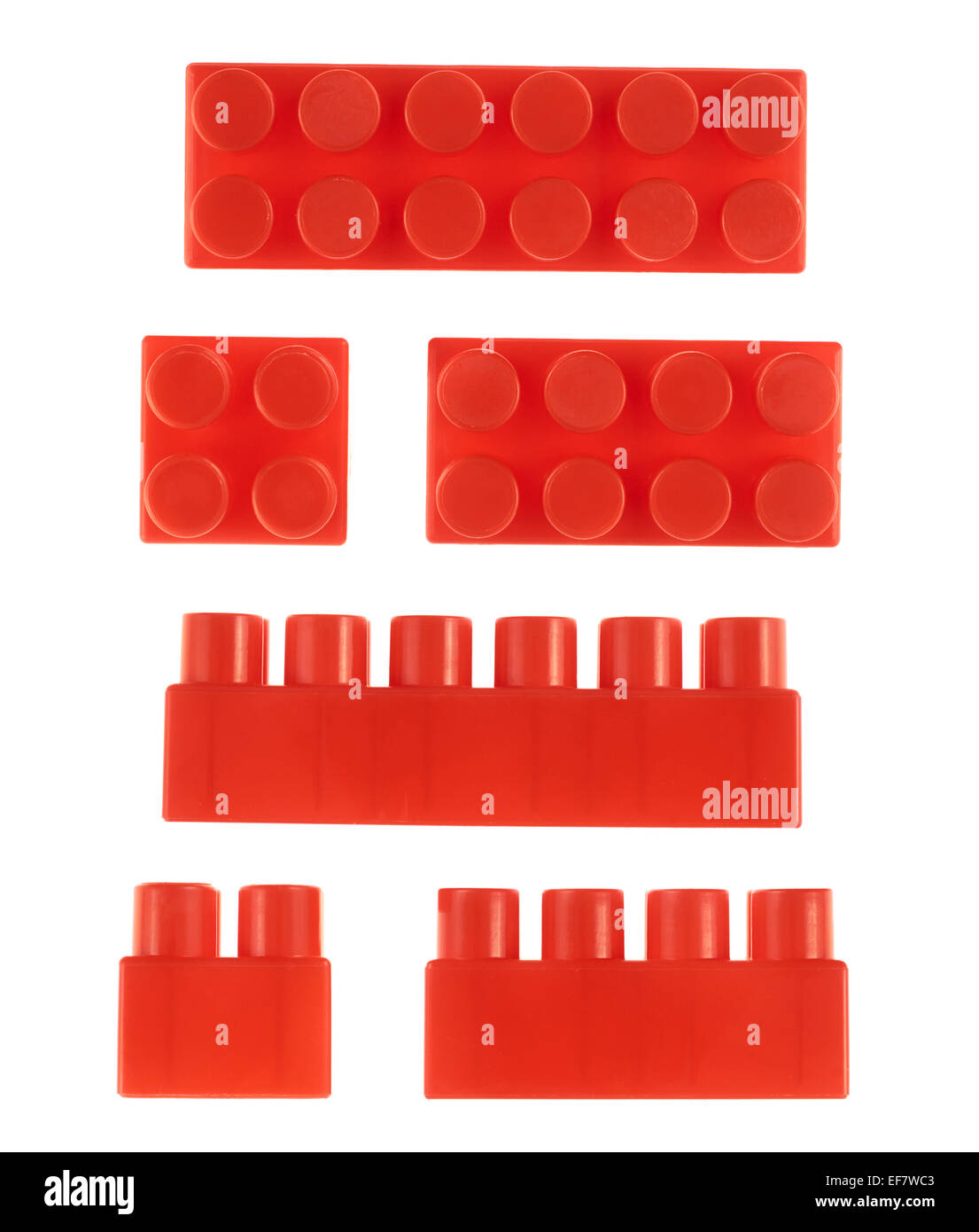 Set of toy construction blocks isolated Stock Photo - Alamy