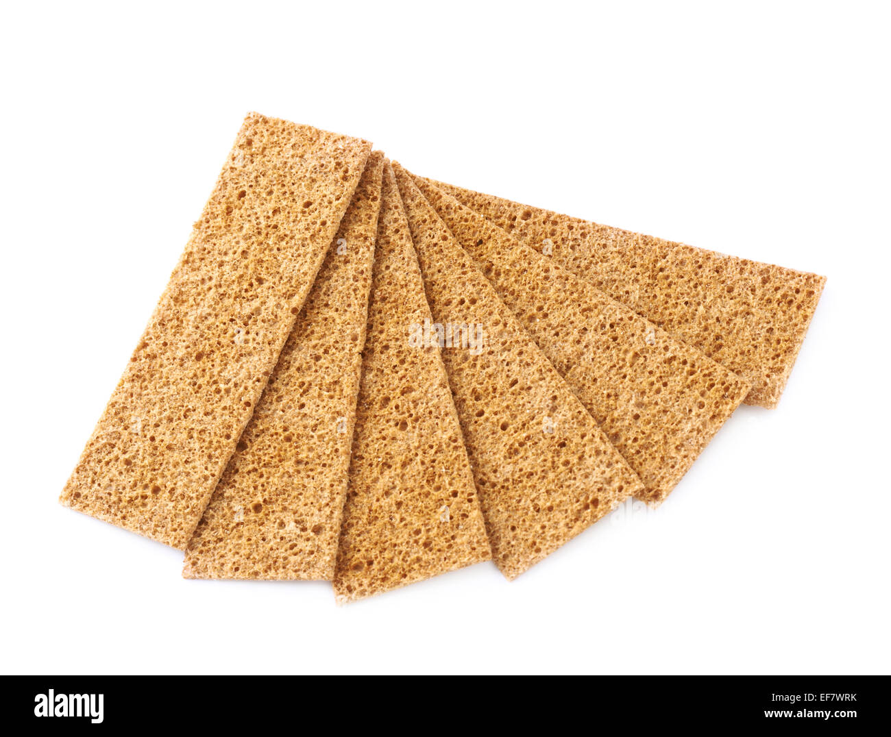 Bread cracker snacks isolated Stock Photo - Alamy