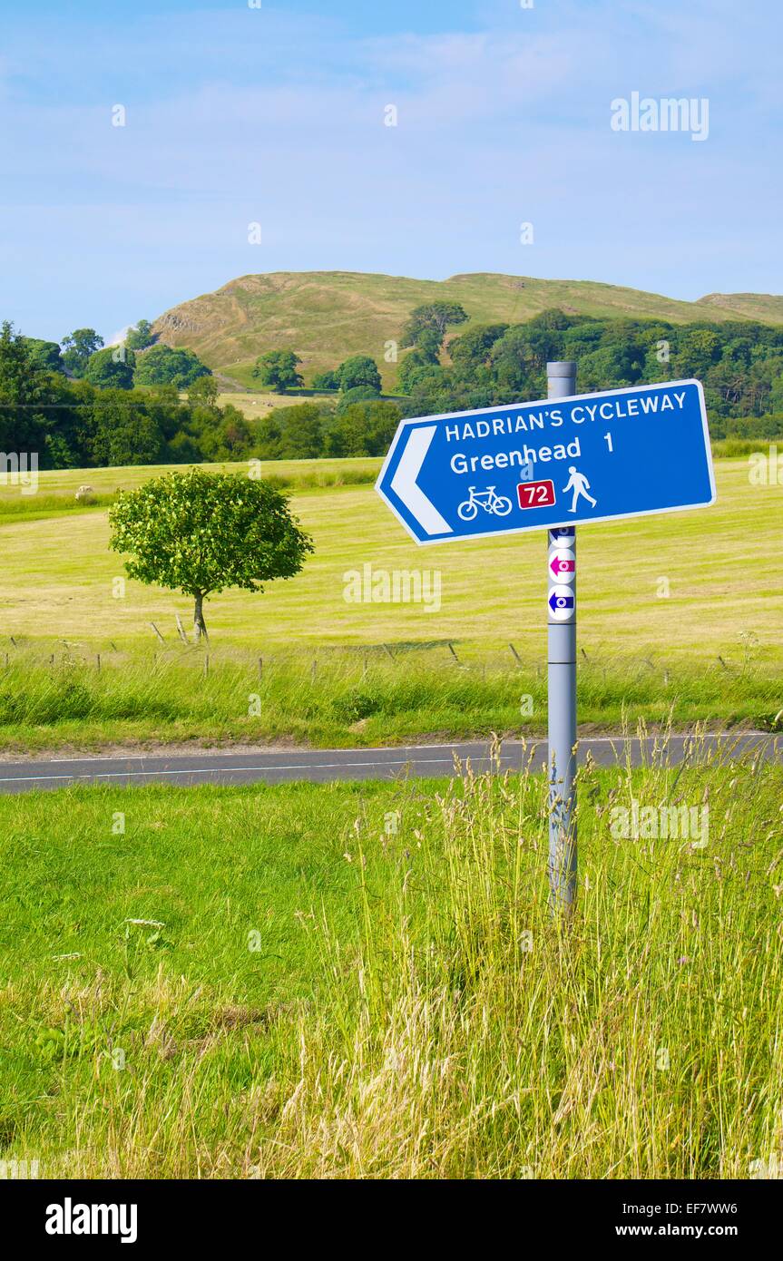 Hadrians wall path sign hi-res stock photography and images - Alamy