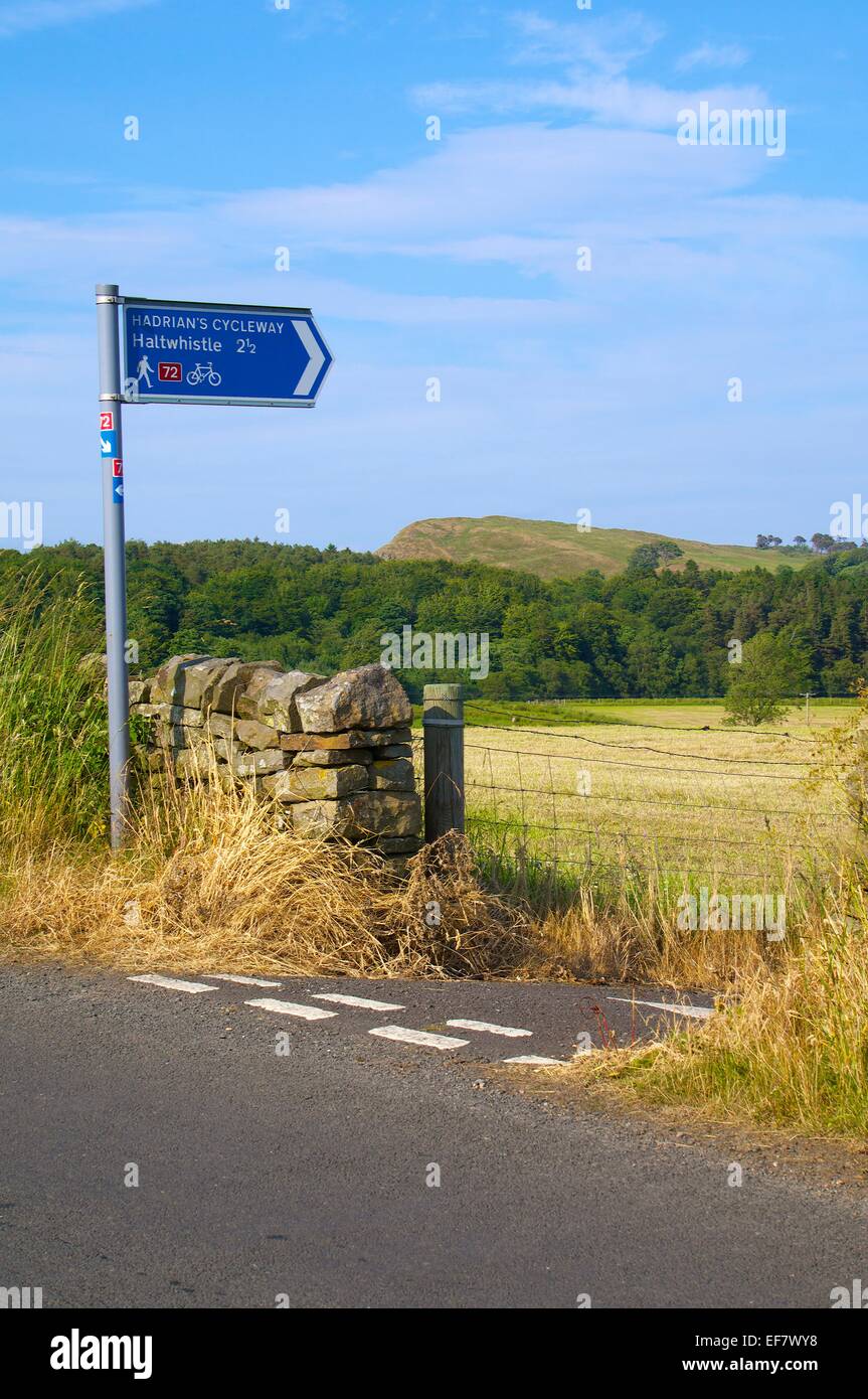 Hadrians cycleway route 72 hi-res stock photography and images - Alamy
