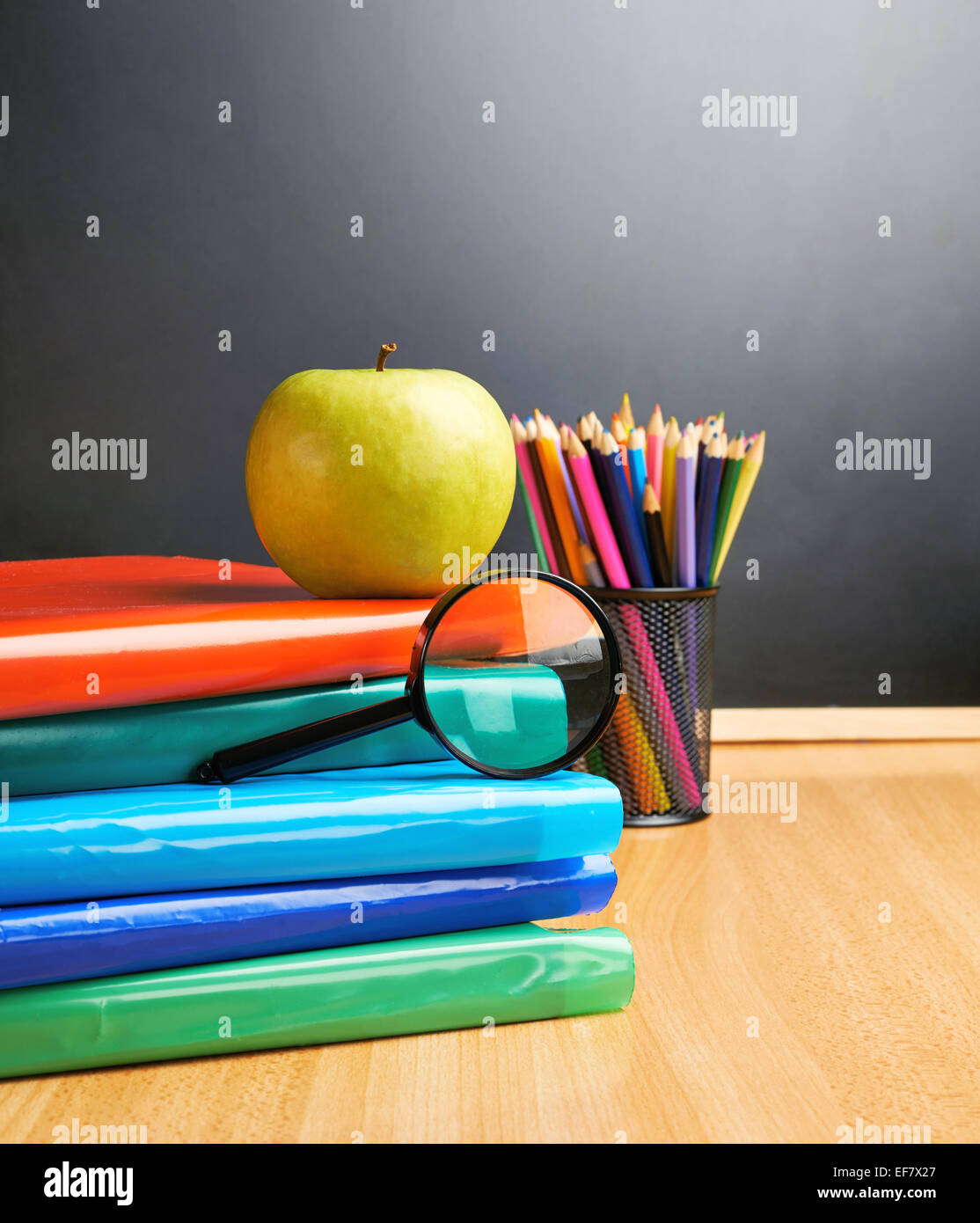 Back to school composition Stock Photo - Alamy