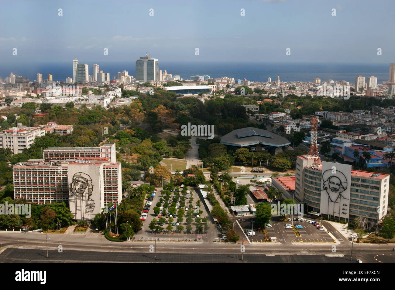 Aerial view of Havana Vedado, Cuba Stock Photo - Alamy