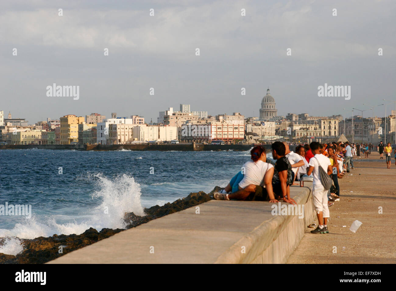 Malecon in Havana, Cuba Stock Photo - Alamy