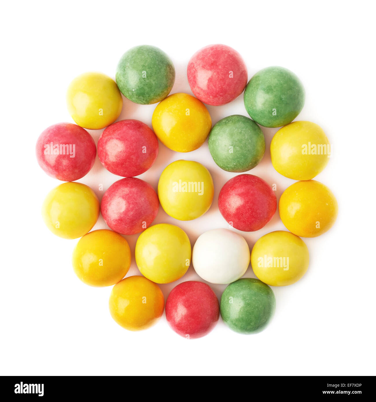 Multiple chewing gum balls isolated Stock Photo - Alamy