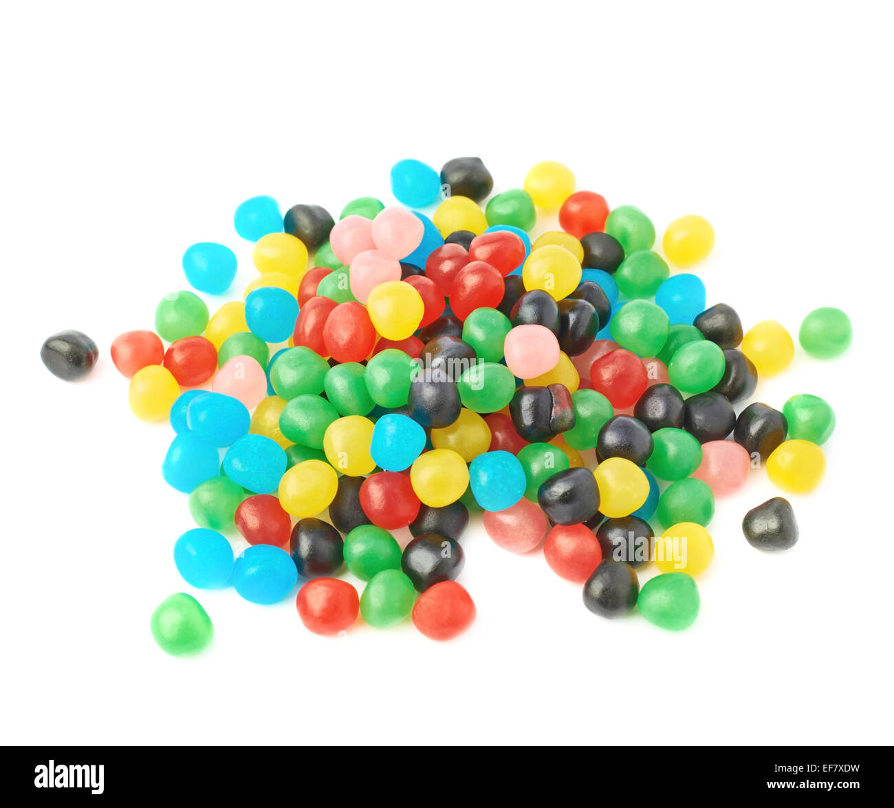 Pile of candy ball sweets isolated Stock Photo - Alamy