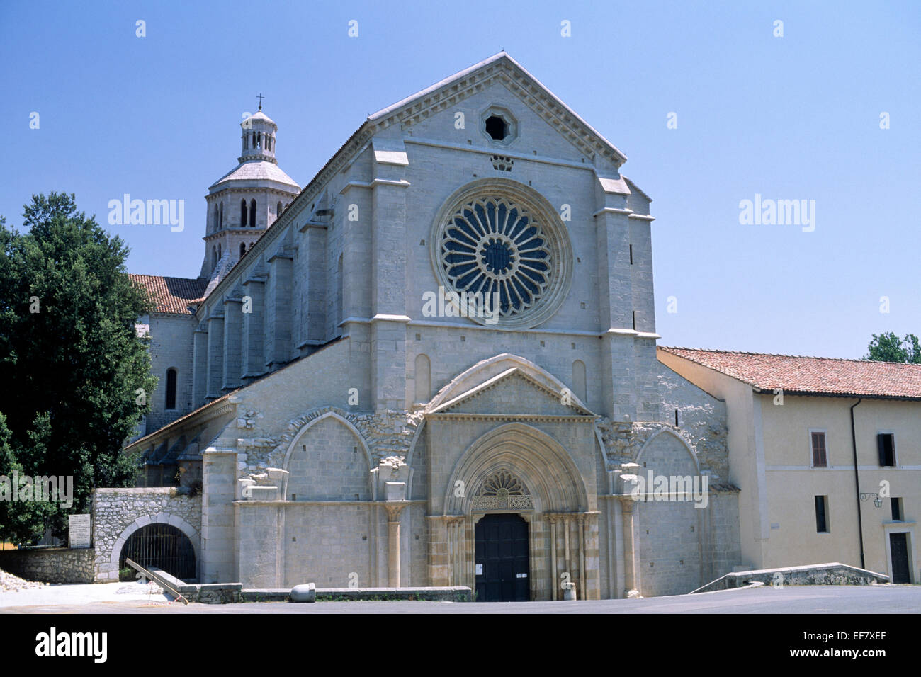 Fossanova facade hi-res stock photography and images - Alamy