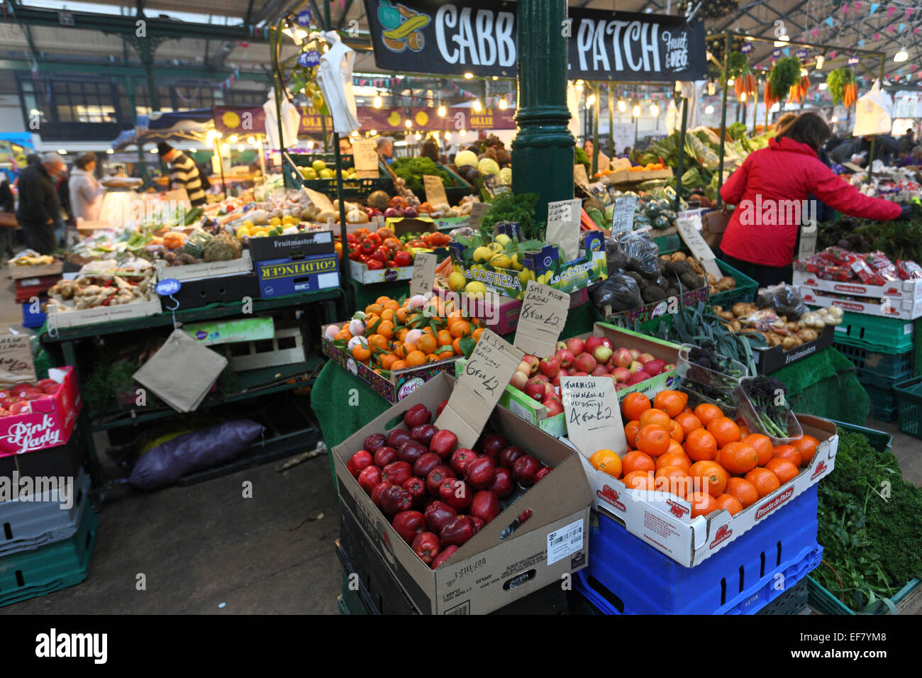 The vibrant St Georges Market in Belfast City Centre. A little of the ...