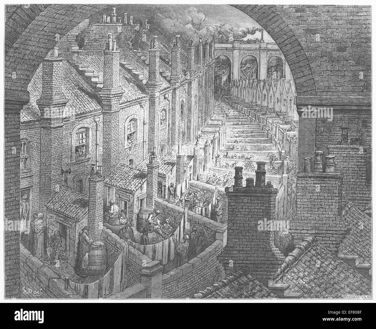 Over london by rail hi-res stock photography and images - Alamy