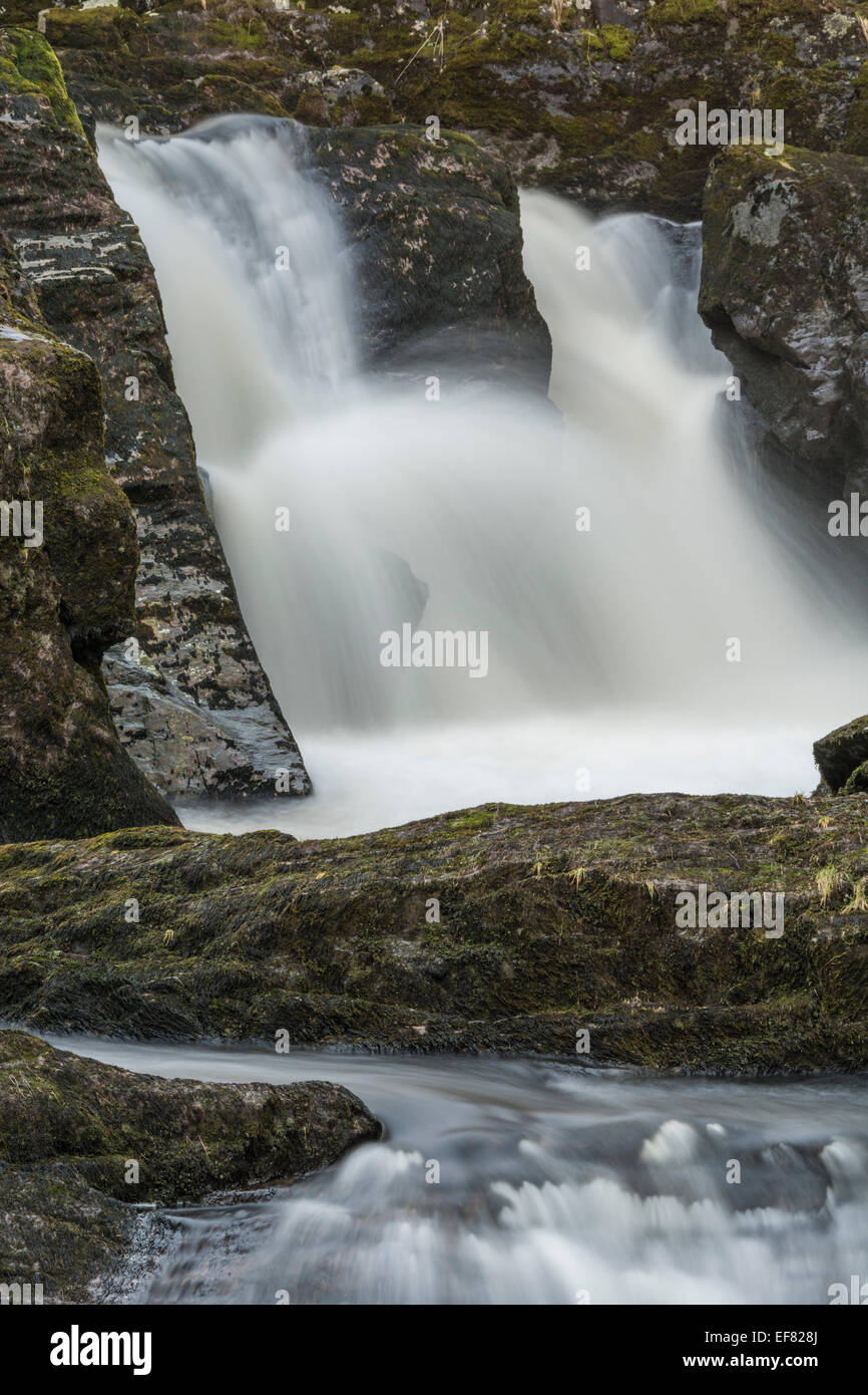 Rival Falls on the famous Ingleton Waterfalls walk in the Yorkshire ...