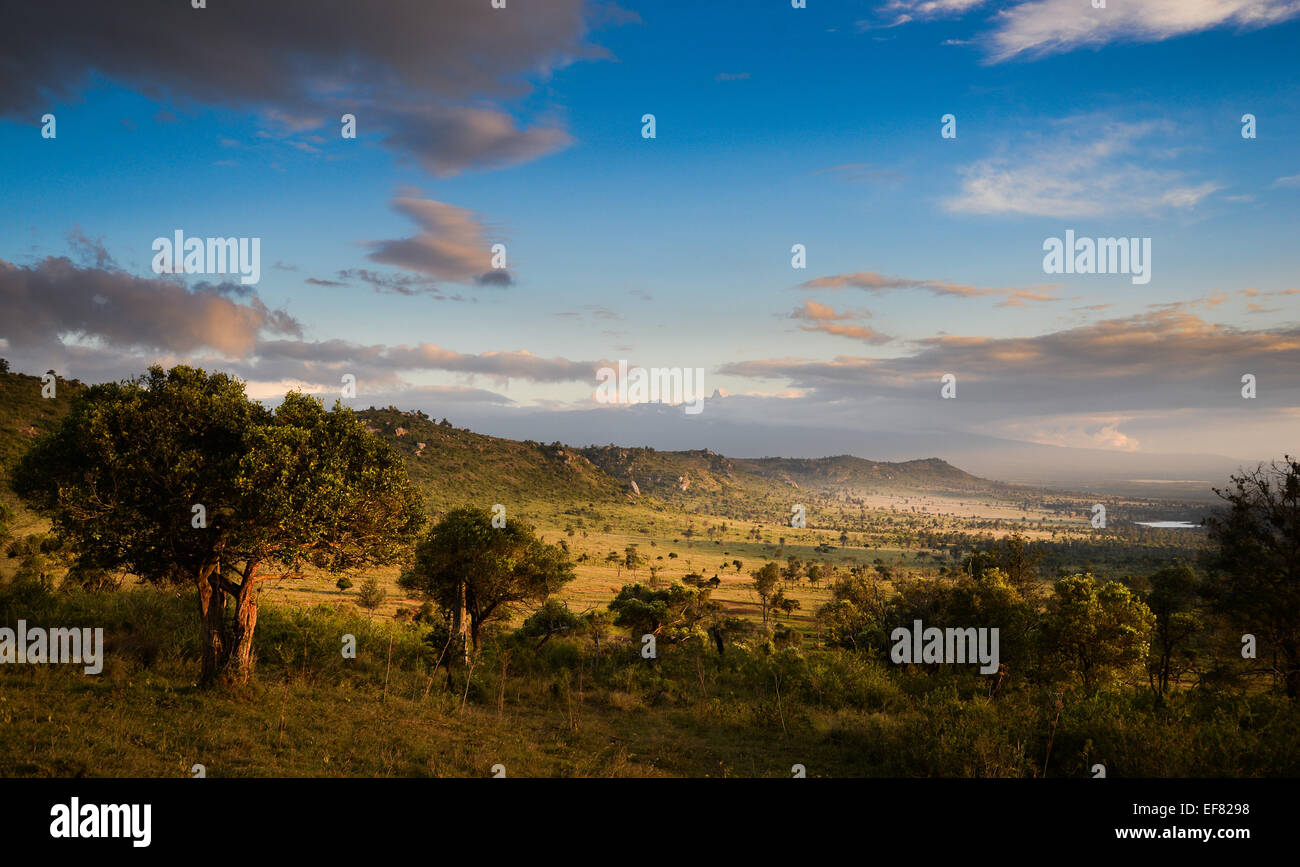 The Lakipia district in the central region of Kenya, on the equator ...