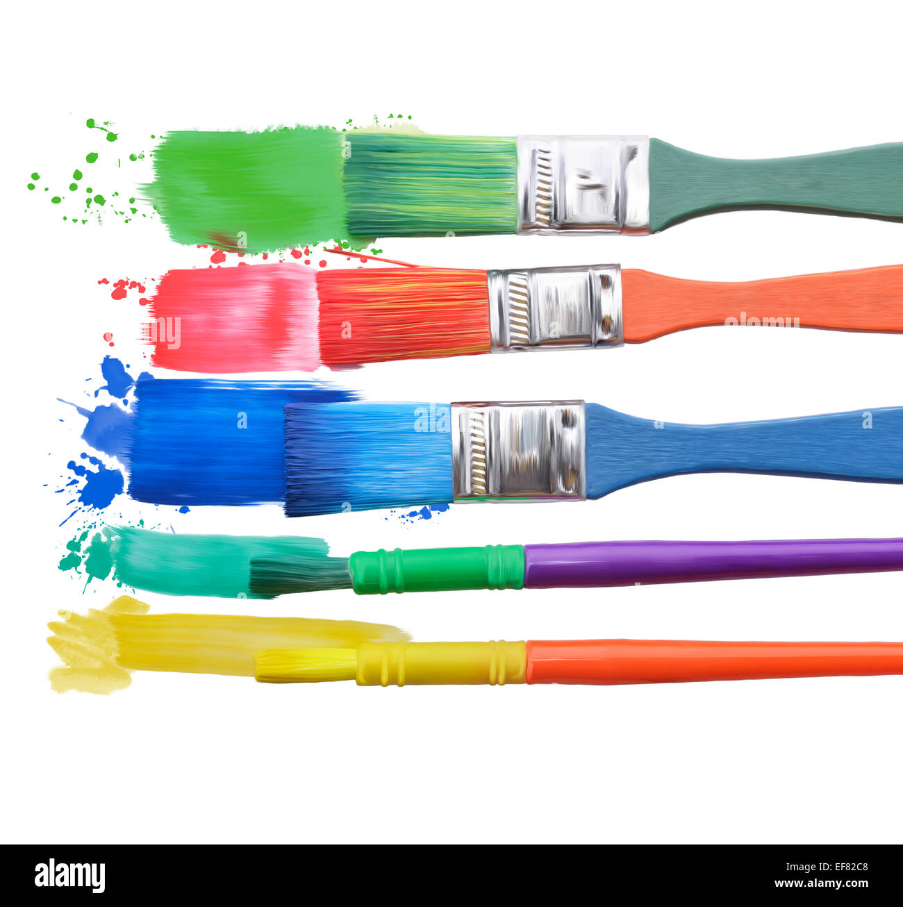 Digital brushes hi-res stock photography and images - Alamy