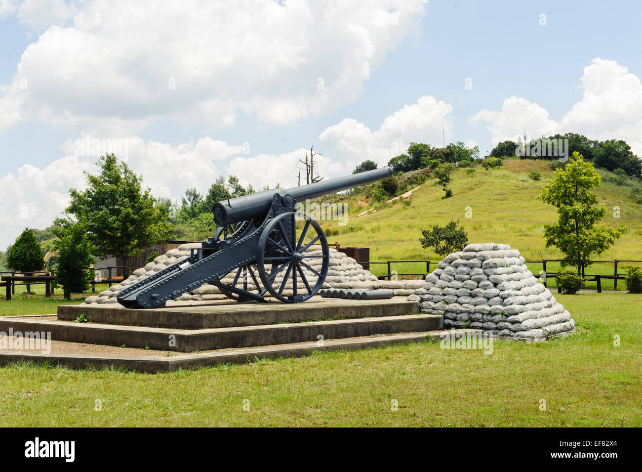 Long Tom cannon from the Boer War Stock Photo - Alamy