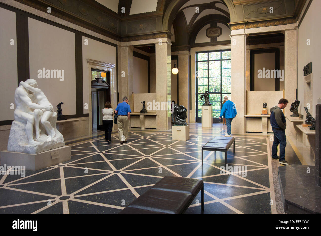 Rodin museum Philadelphia PA Stock Photo - Alamy