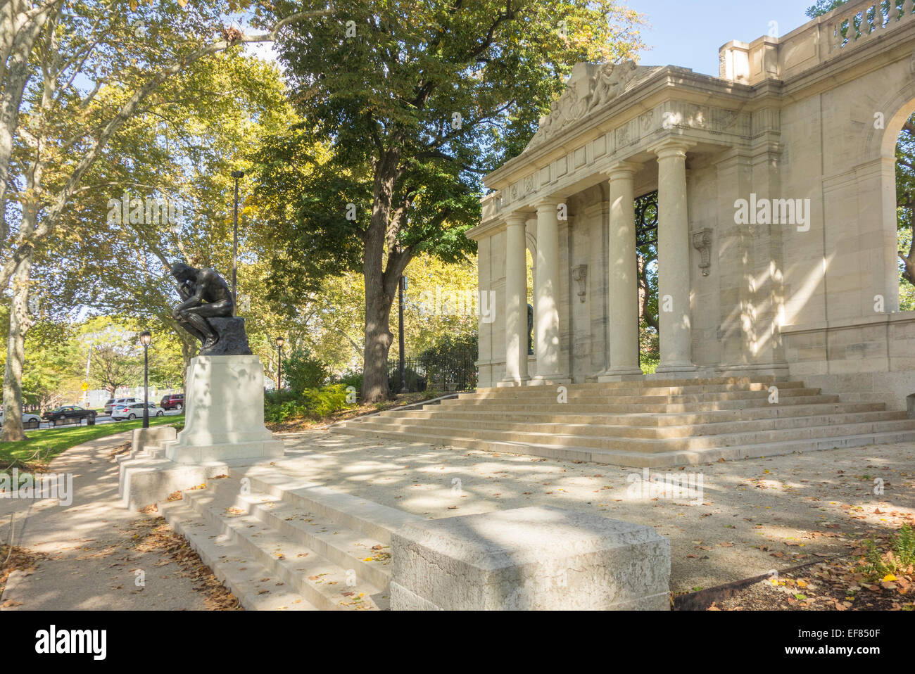 Rodin museum Philadelphia PA Stock Photo - Alamy