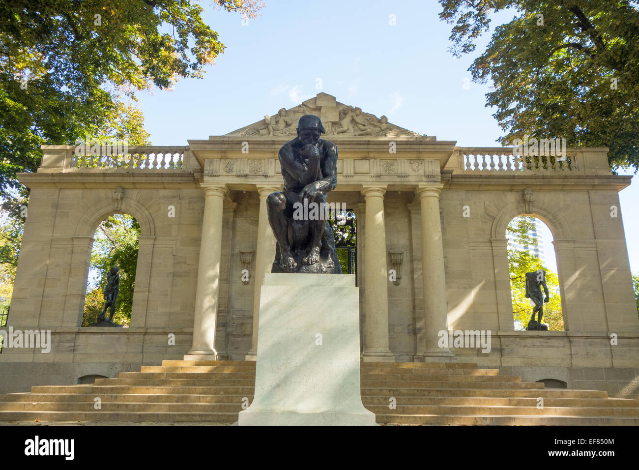 Rodin museum Philadelphia PA Stock Photo - Alamy