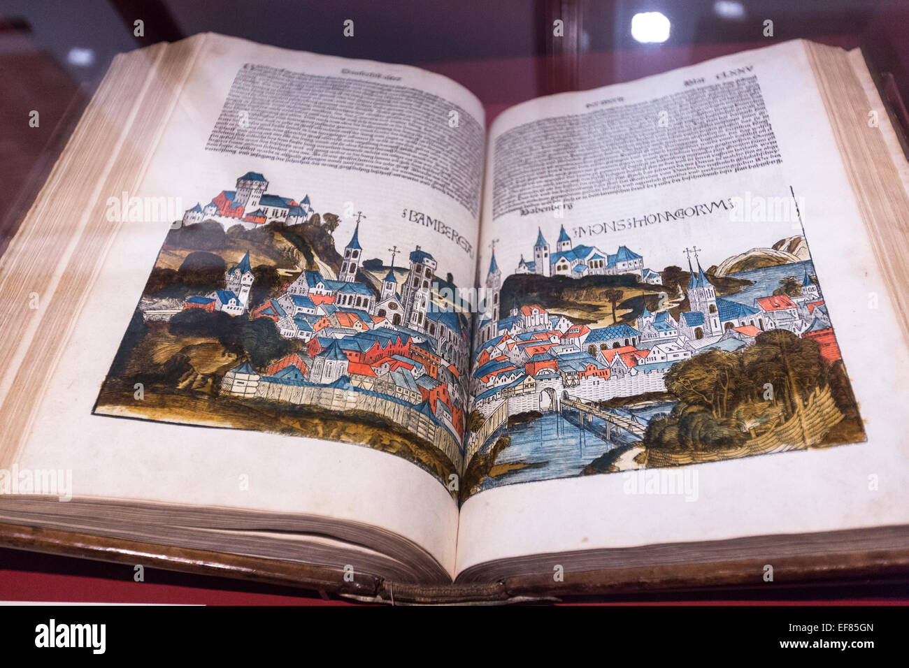 Illustrated book in Plantin-Moretus Museum, Antwerp Stock Photo - Alamy