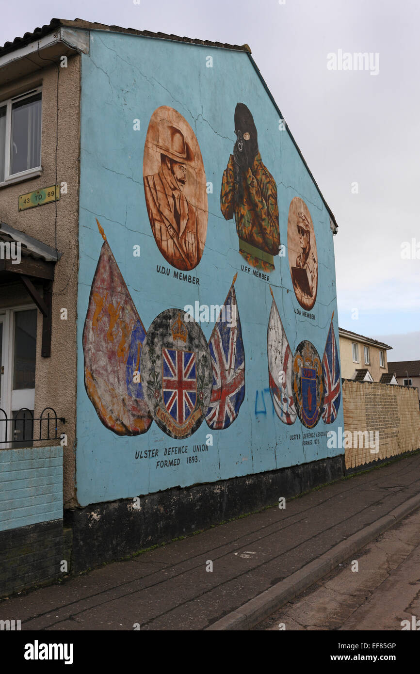 Loyalist murals of the Shankhill Road, Belfast Stock Photo - Alamy