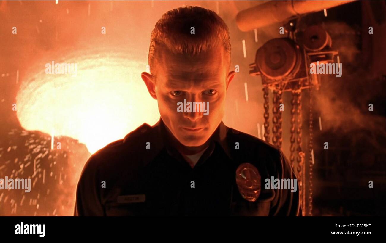 Robert Patrick As T 1000 Film Title Terminator 2 High Resolution Stock ...