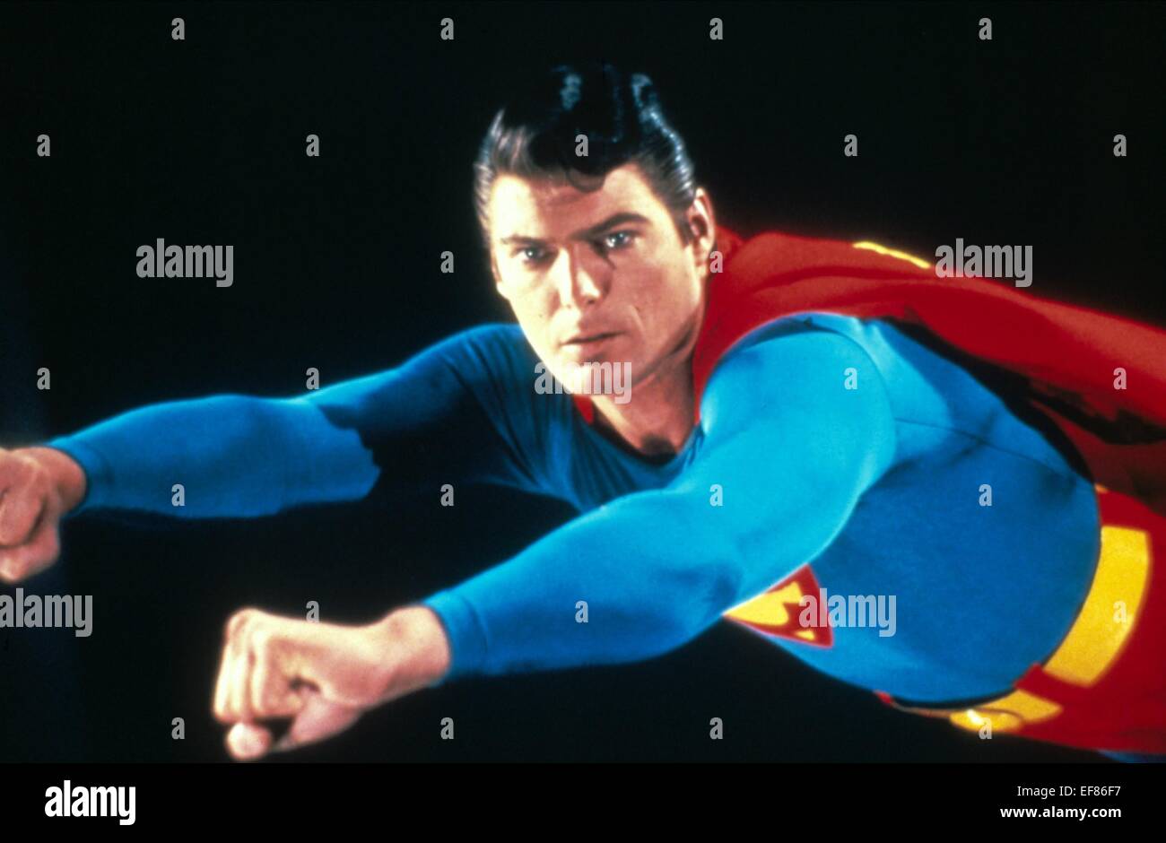 Christopher Reeve Superman 1978 Directed High Resolution Stock ...