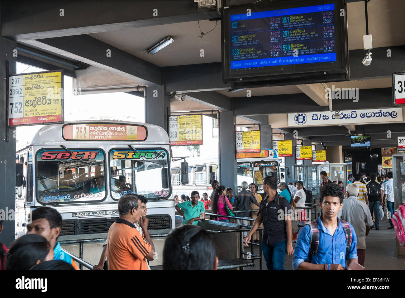 At Galle Bus Station,Galle, Sri Lanka Stock Photo - Alamy