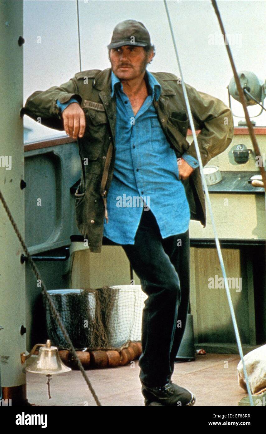 Robert Shaw And Jaws 1975 High Resolution Stock Photography and Images ...