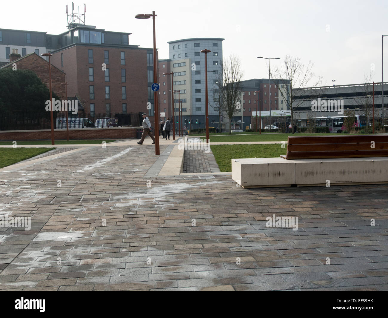 THE HIGH CROSS JUBILEE SQUARE, LEICESTER, ENGLAND - JANUARY - 2015 ...