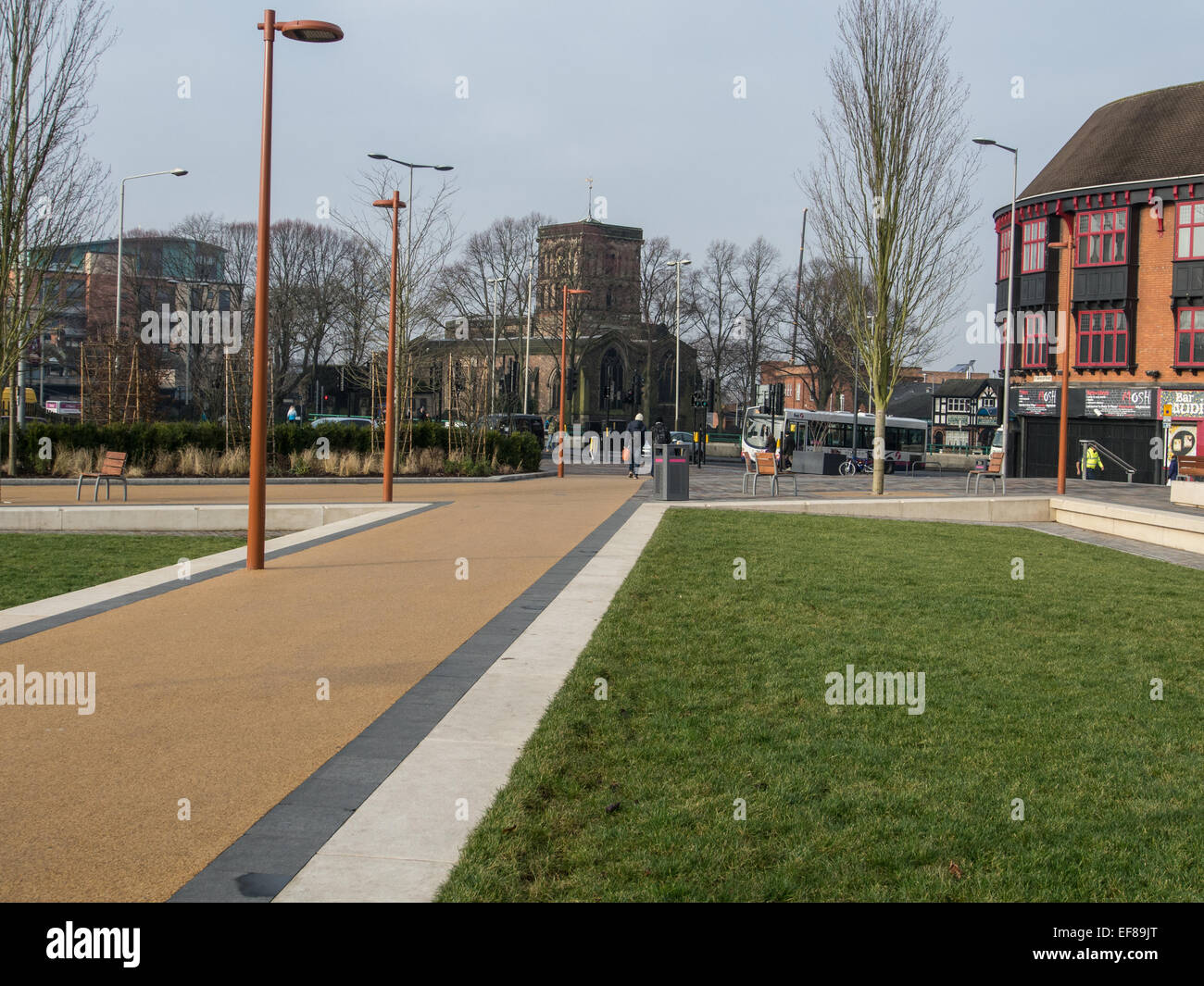 THE HIGH CROSS JUBILEE SQUARE, LEICESTER, ENGLAND - JANUARY - 2015 ...