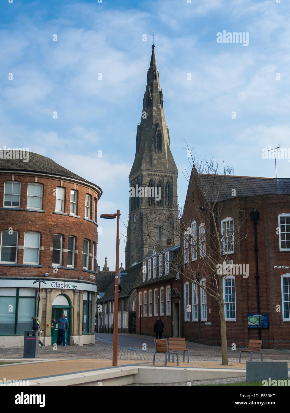 THE HIGH CROSS JUBILEE SQUARE, LEICESTER, ENGLAND - JANUARY - 2015 ...