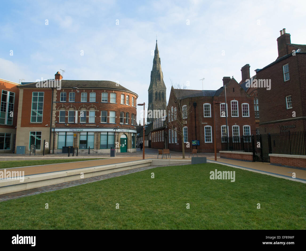 THE HIGH CROSS JUBILEE SQUARE, LEICESTER, ENGLAND - JANUARY - 2015 ...