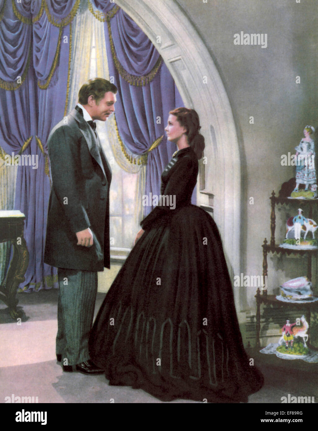 CLARK GABLE, VIVIEN LEIGH, GONE WITH THE WIND, 1939 Stock Photo - Alamy