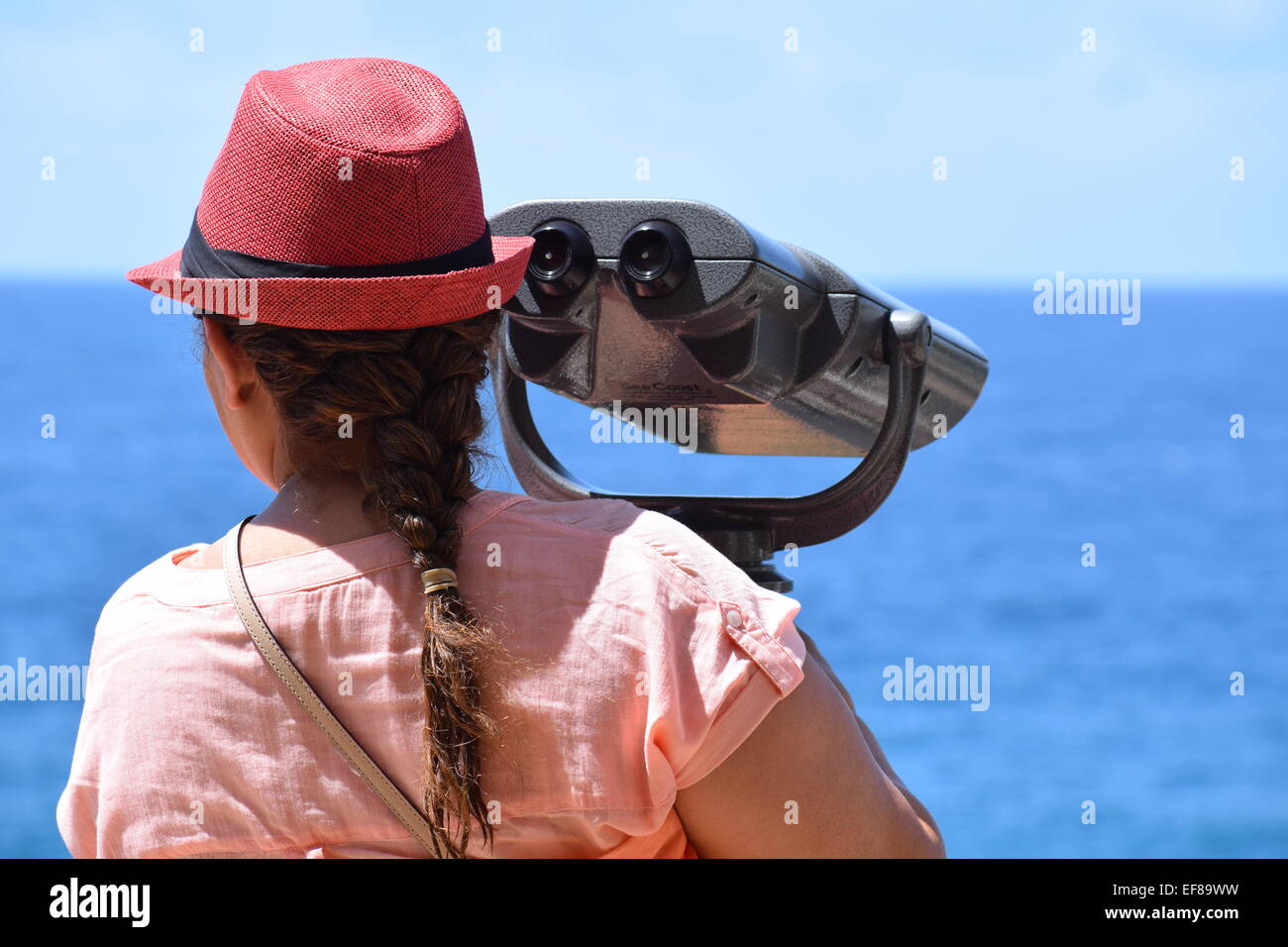 Woman watching boats hi-res stock photography and images - Alamy