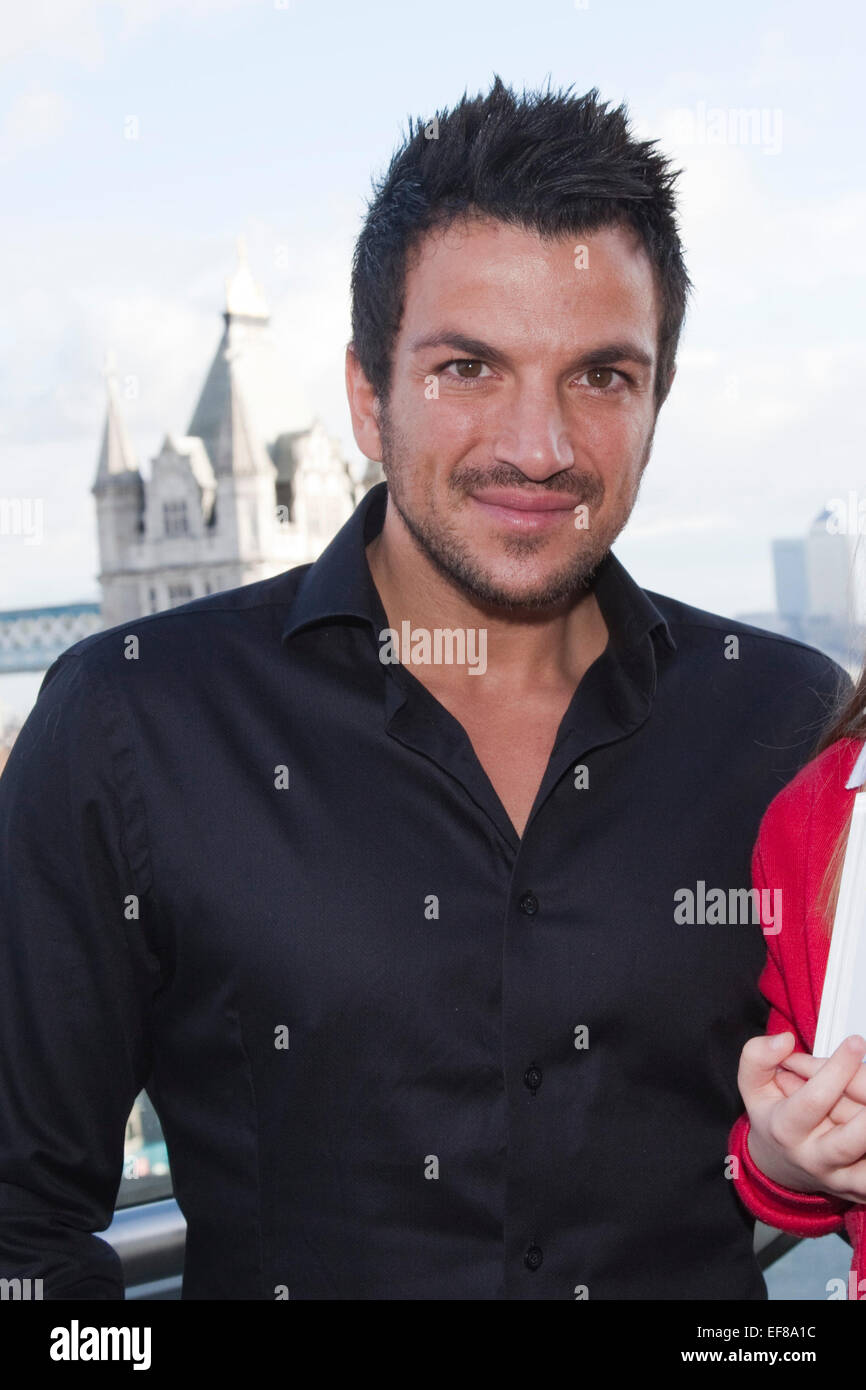 Today, 26 January, popstar and children's author Peter Andre presented ...