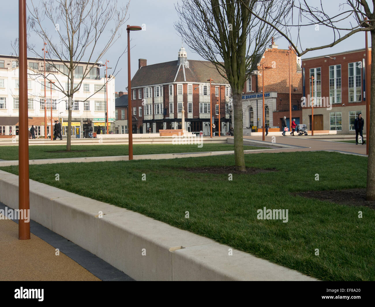 THE HIGH CROSS JUBILEE SQUARE, LEICESTER, ENGLAND - JANUARY - 2015 ...