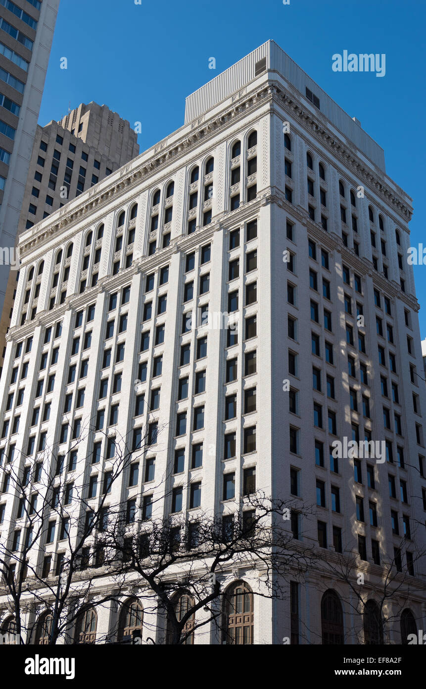 historic high-rise building of beaux arts architectural style in ...